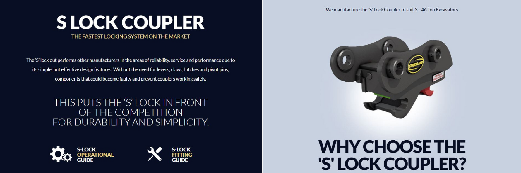 S-Lock Hydraulic Couplers – Strickland MFG USA