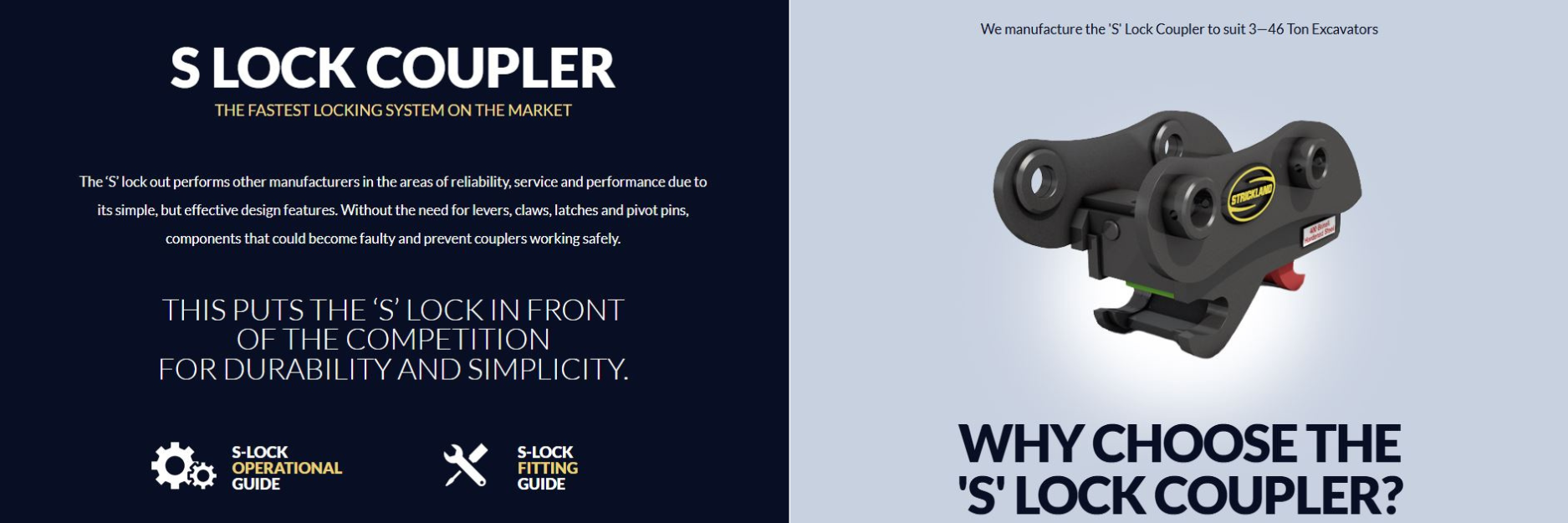 S-Lock Hydraulic Couplers – Strickland MFG USA